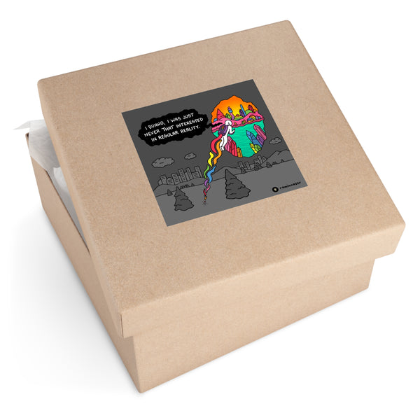 REGULAR REALITY (Square Vinyl Sticker) – Ramin Nazer