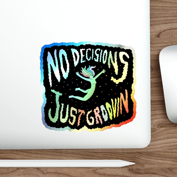 GROOVIN (Holographic Die-cut Sticker) – Ramin Nazer